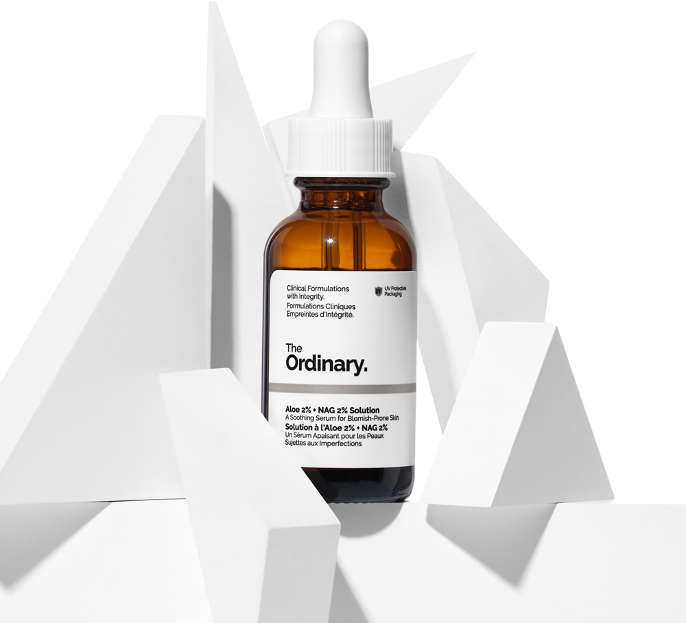The Ordinary Aloe 2% + NAG 2% Solution sérum apaisant anti-acné | notino.fr
