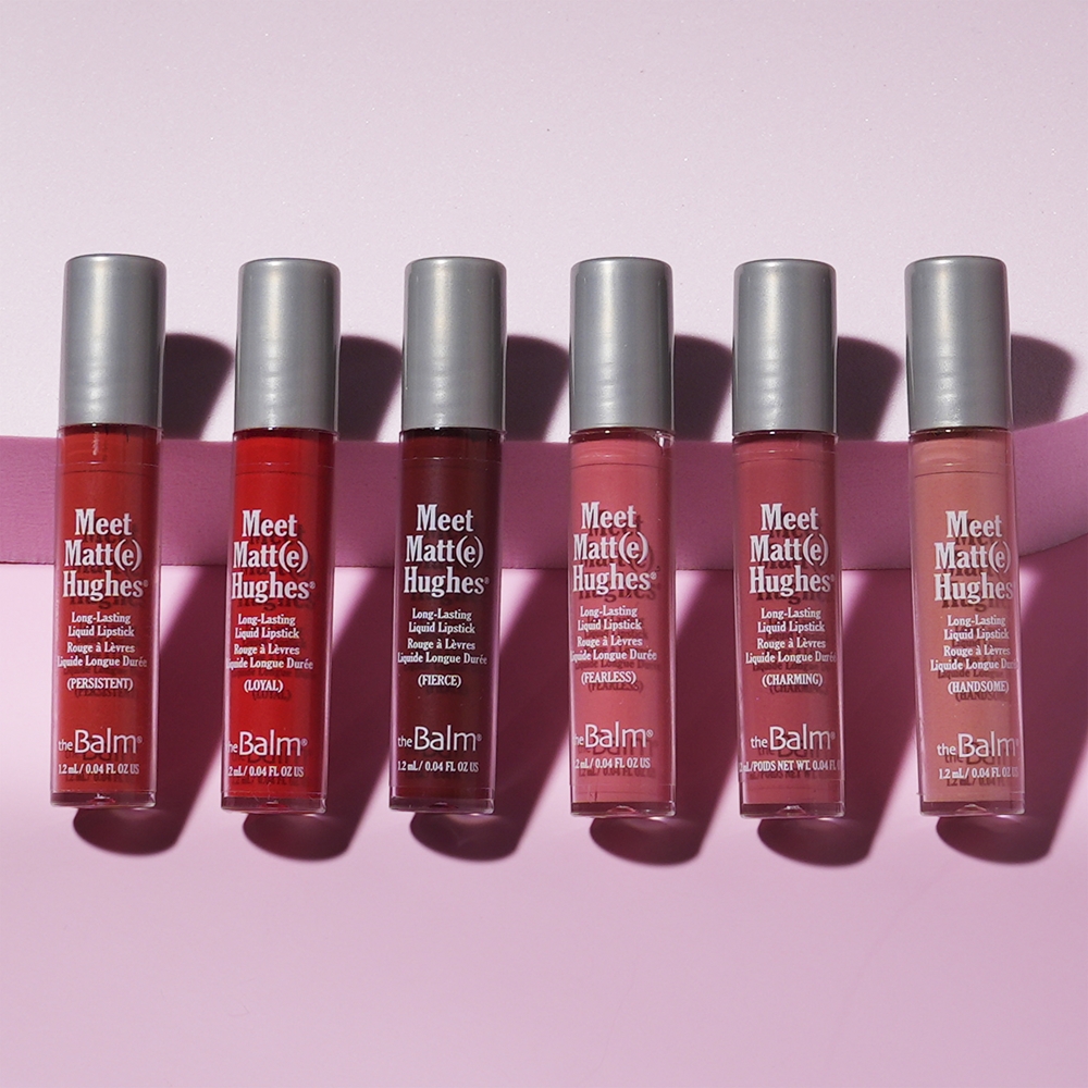 theBalm Meet Matt(e) Hughes Mini Kit Miami liquid lipstick set (with ...