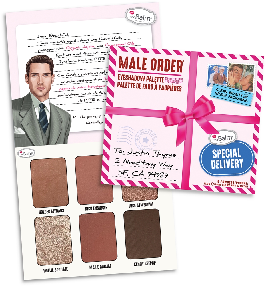 theBalm Male Order® Special Delivery palette de fards à paupières ...