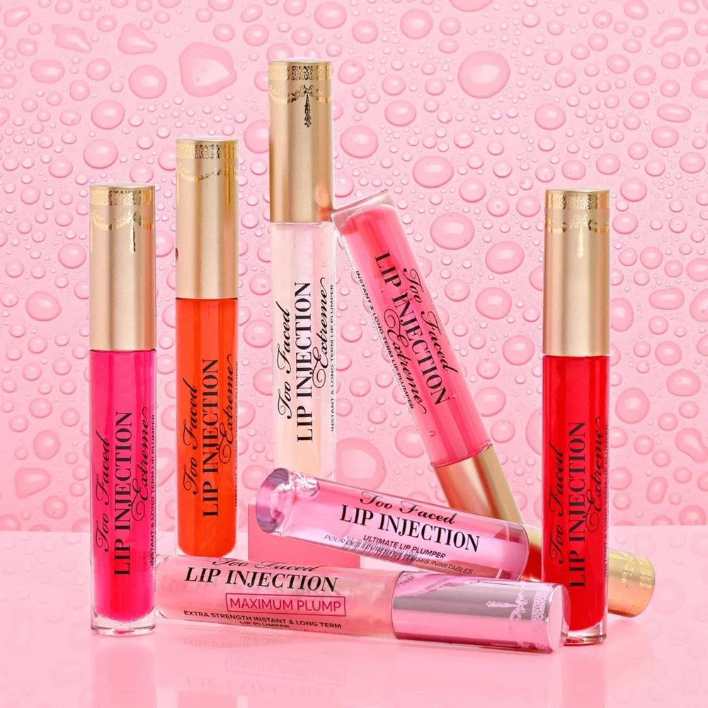 Too Faced Lip Injection Extreme Lip Plumper Hydrating Lip Gloss with ...