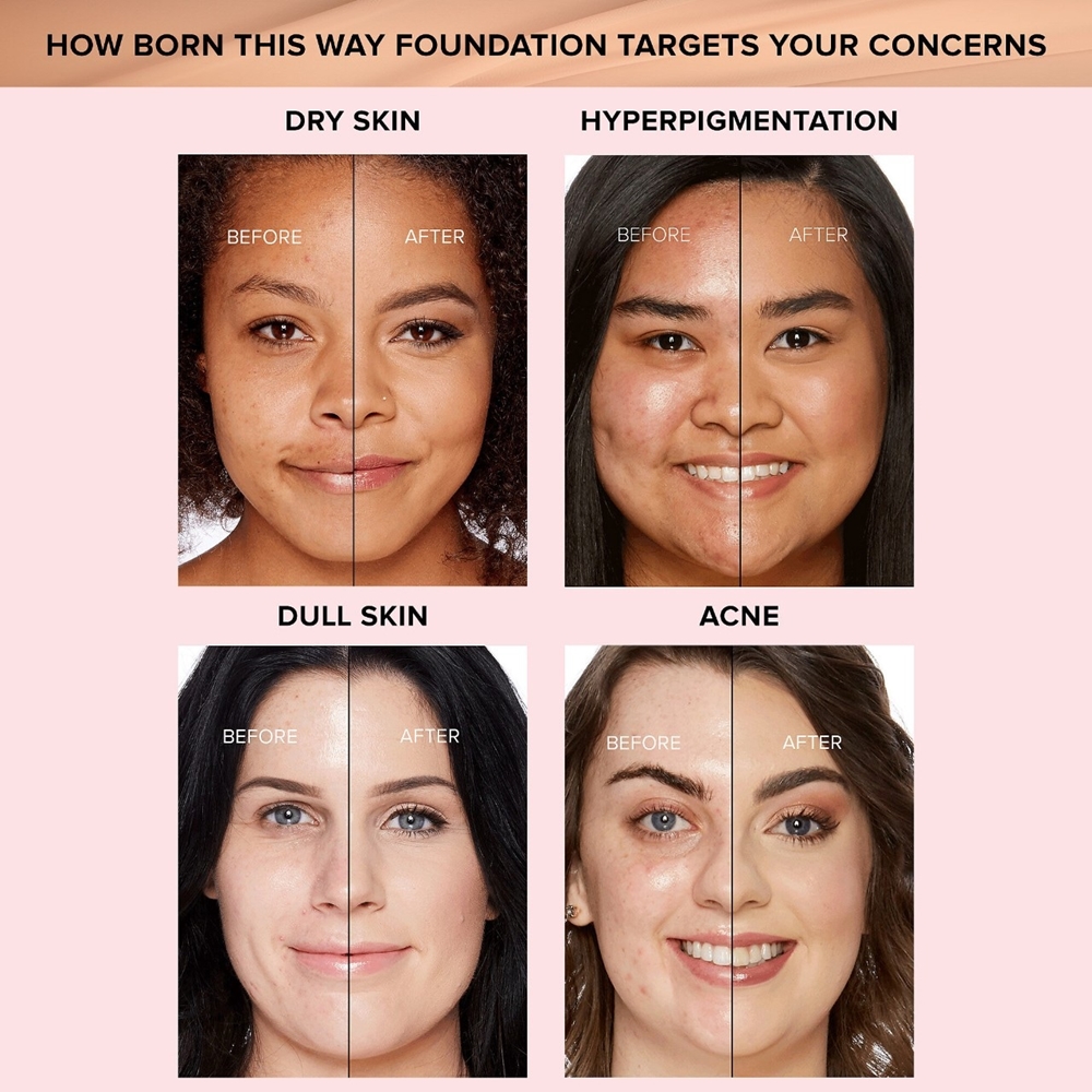 Too Faced Born This Way Flawless Coverage Natural Finish Foundation ...