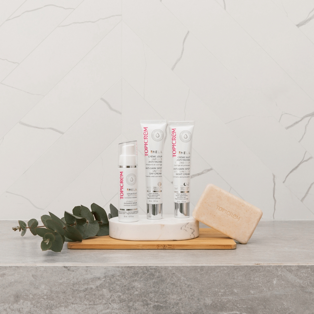 Topicrem MELA Unifying Exfoliating Bar Cleansing Soap with an ...