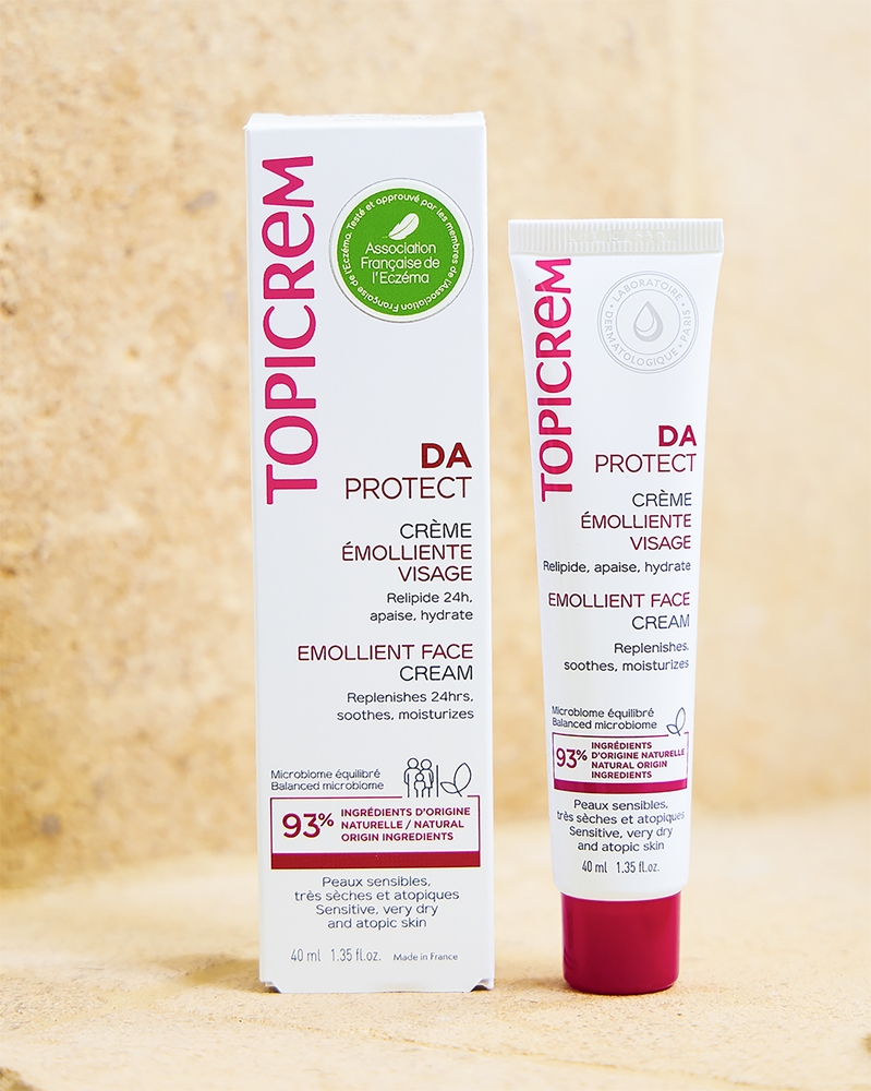 Topicrem DA Emollient Face Cream creme emoliente para pele seca a ...