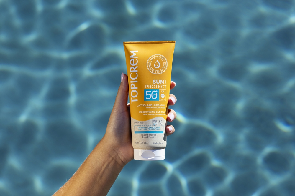 Topicrem Sun Protect Moisturizing Sun Milk SPF50+ leite solar ...