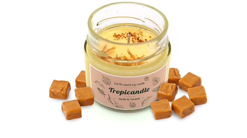 Tropicandle Vanilla & Caramel scented candle | notino.ie