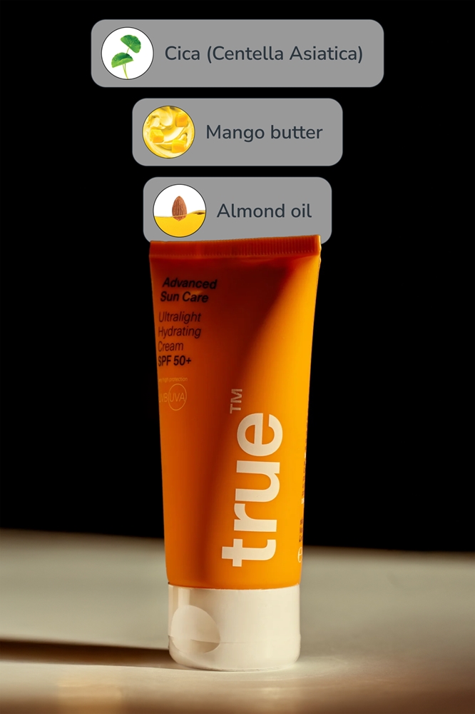 true men skin care Sun Care Ultralight Hydrating Cream SPF 50+ Light ...