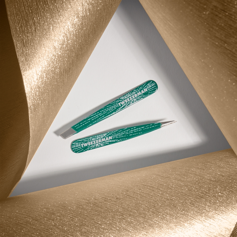 Tweezerman Ready To Celebrate Emerald Shimmer Gift Set (for eyebrows ...