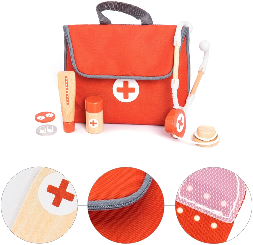 UMU Toys Mini doctor's set atividades para brincar de madeira | notino.pt