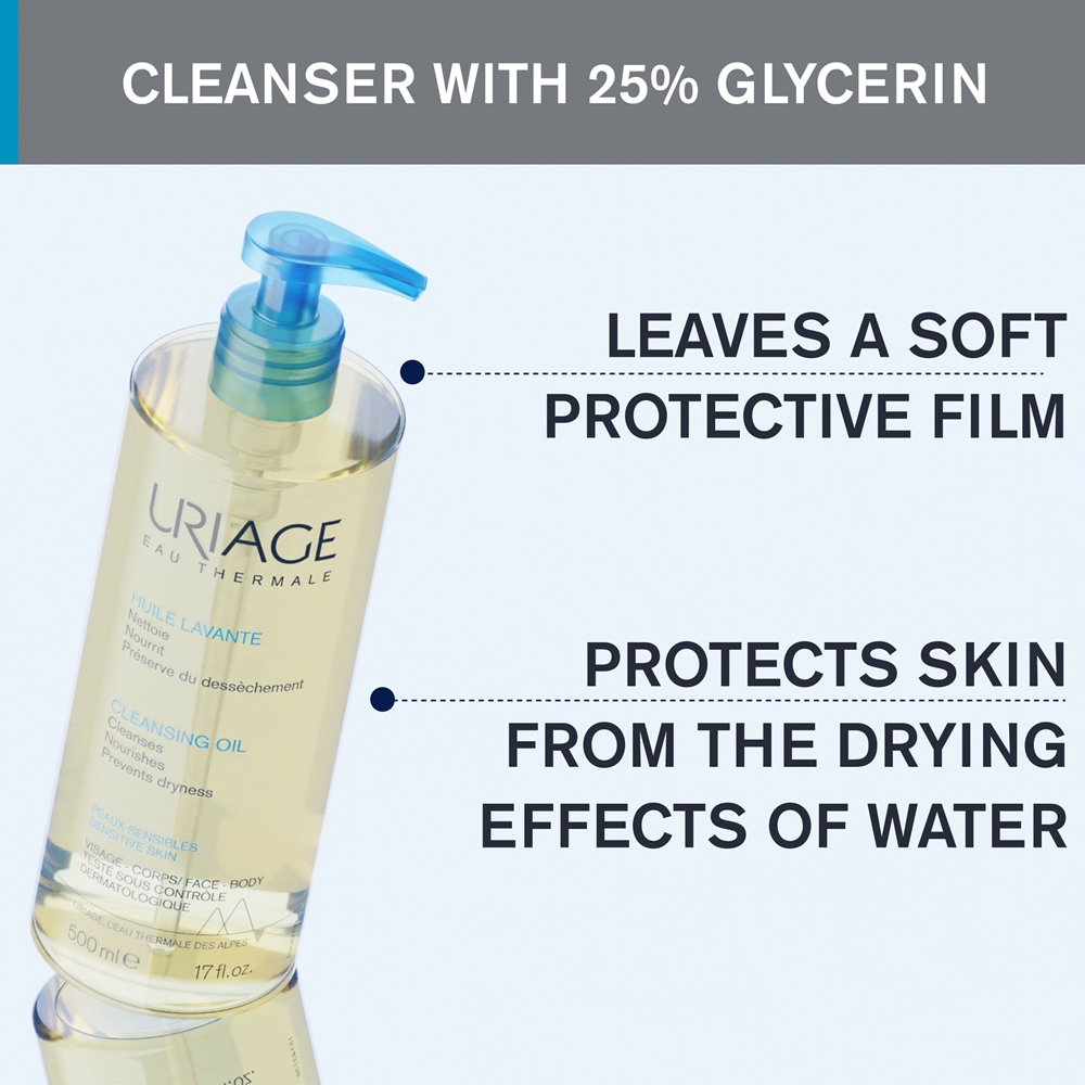 Uriage Hygiène Cleansing Oil cleansing oil for face and body | notino.co.uk