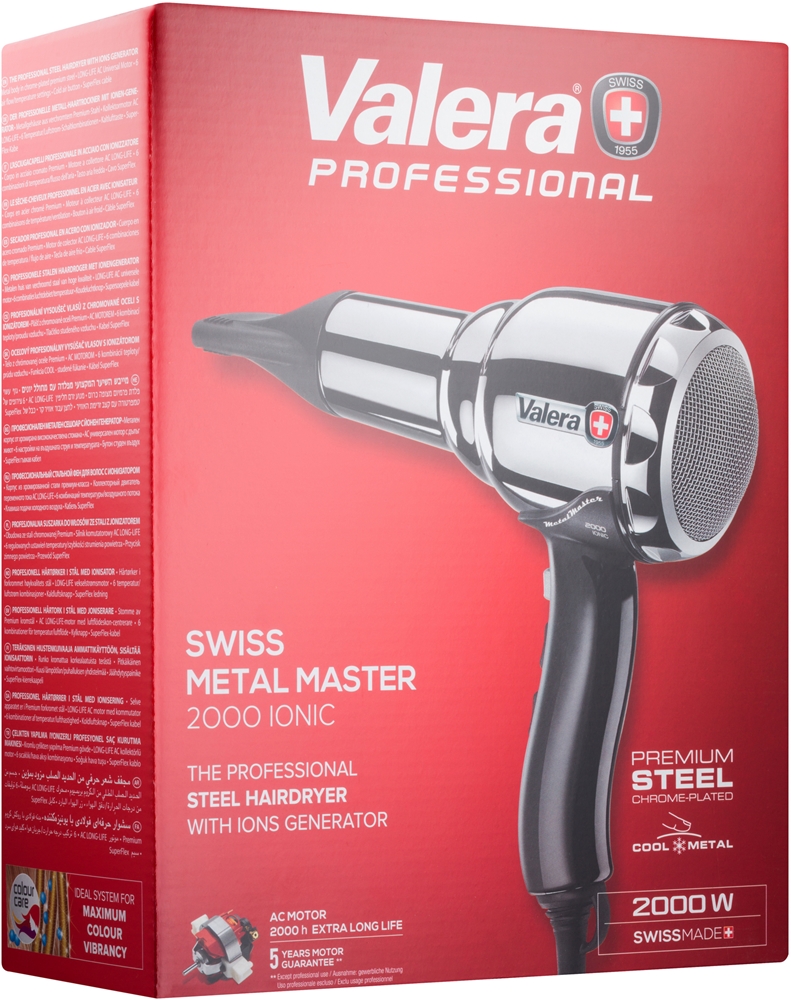 Valera Swiss Metal Master 2000 Ionic profesionální fén na vlasy s ...