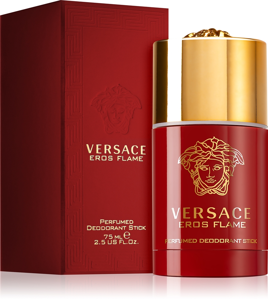 Versace Eros Flame deodorant stick in a box for men | notino.co.uk