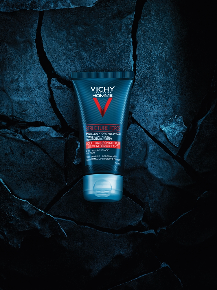 Vichy Homme Structure Force Anti-Wrinkle Firming Cream with hyaluronic ...
