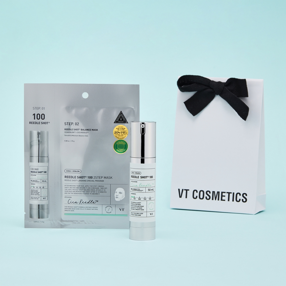 VT Cosmetics Reedle Shot 100 2-Step Mask Intensive erneuernde Maske für ...