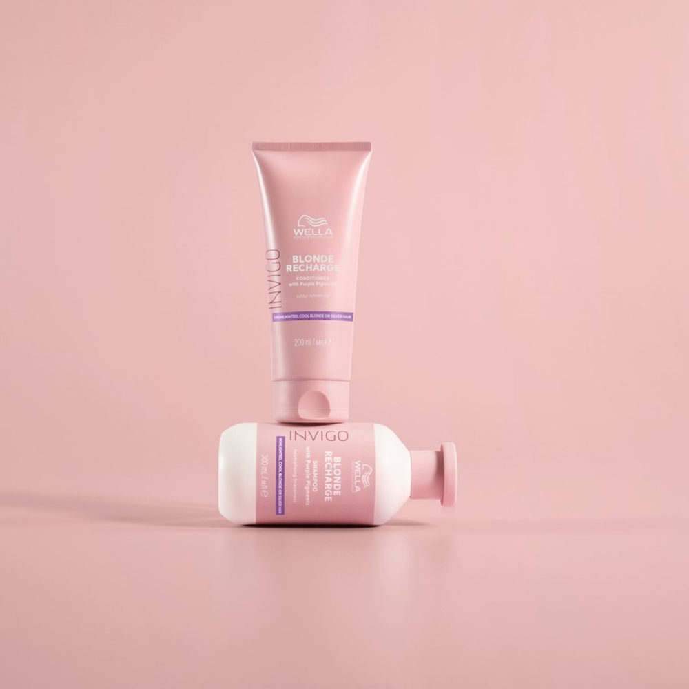 Wella Professionals Invigo Blonde Recharge fialový kondicionér ...