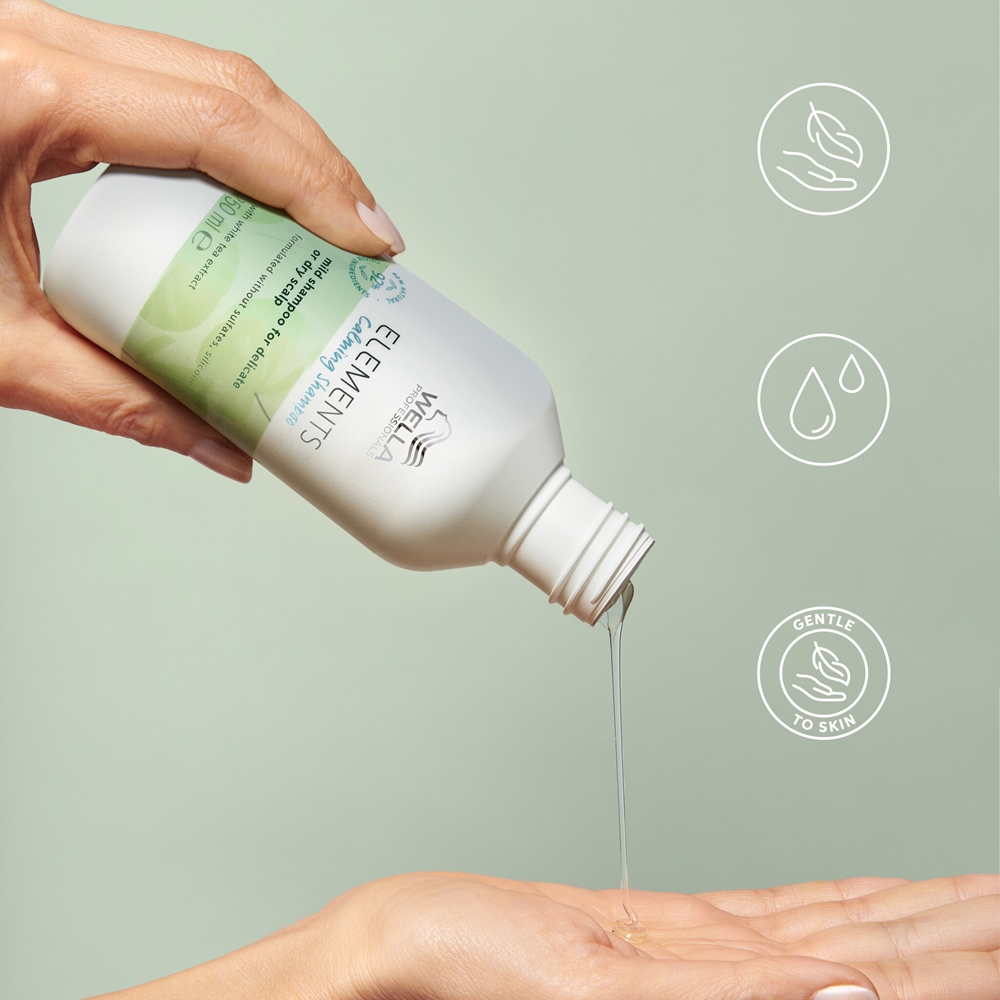 Wella Professionals Elements Calming Hydrating and Soothing Shampoo for ...