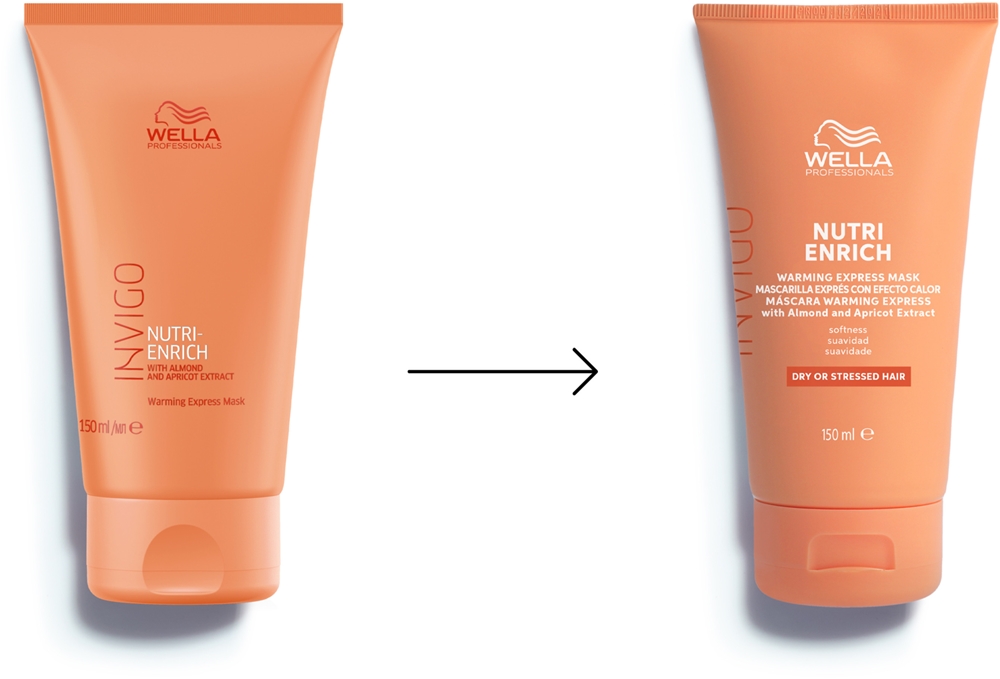 Wella Professionals Invigo Nutri-Enrich hydrating hair mask with a self ...