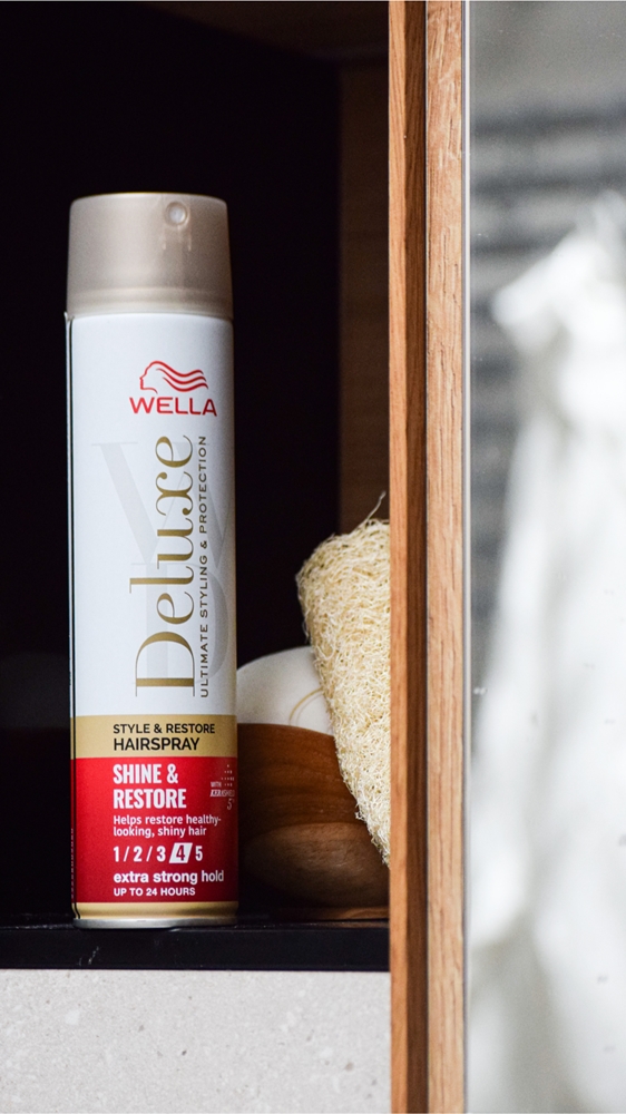 Wella Deluxe Shine & Restore Haarlack mit starker Fixierung für mehr ...