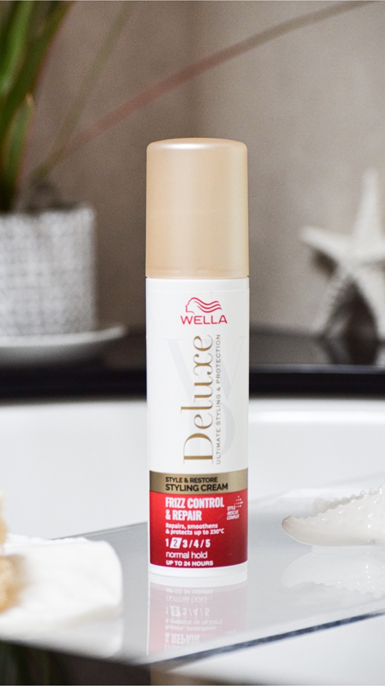 Wella Deluxe Style & Restore styling cream for smoothing and restoring ...