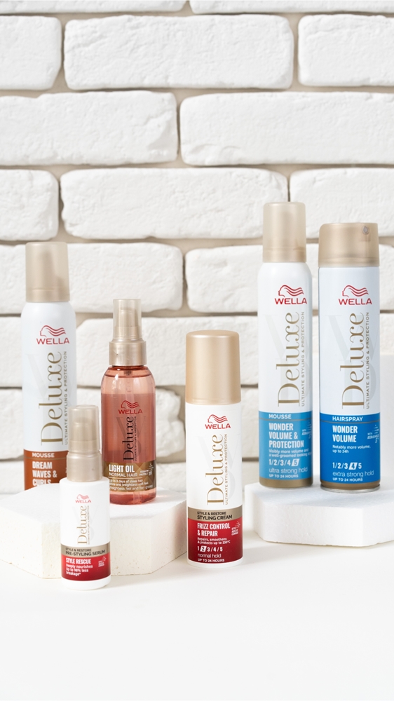 Wella Deluxe Style & Restore styling cream for smoothing and restoring ...