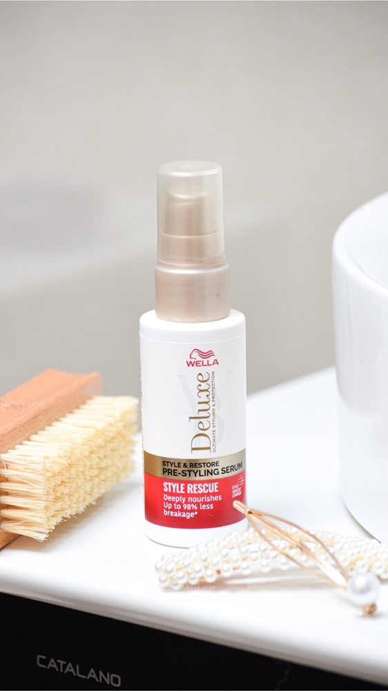 Wella Deluxe Style & Restore обновяващ серум за укрепване на косата ...