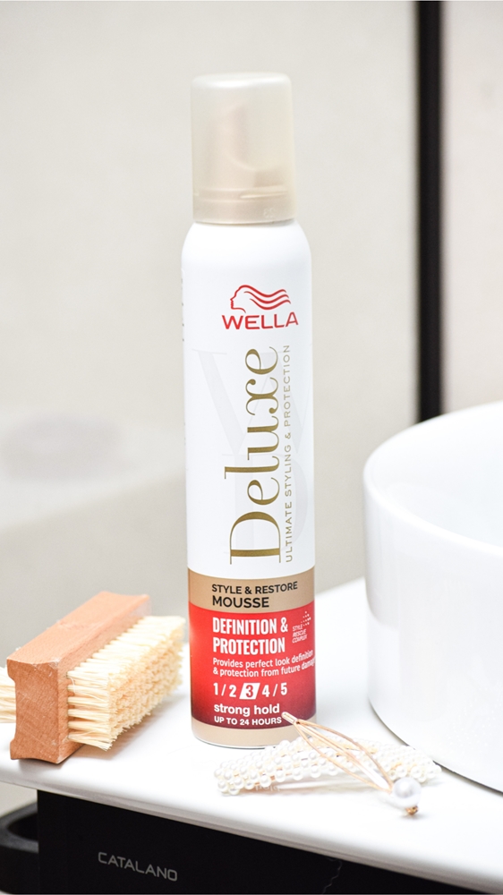 Wella Deluxe Definition & Protection espuma fijadora para dar fijación ...