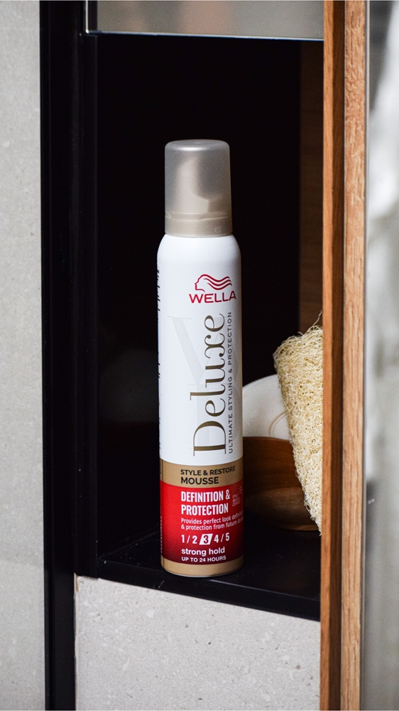 Wella Deluxe Definition & Protection пяна втвърдител за богат обем ...