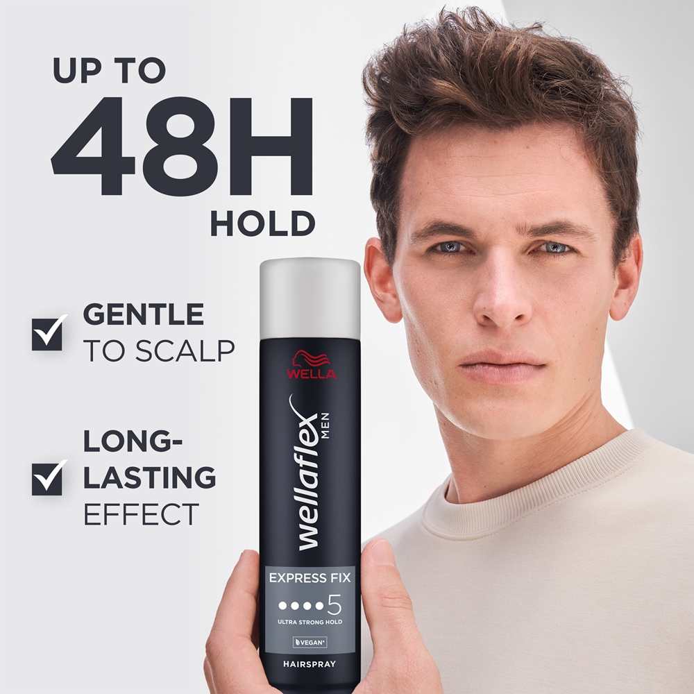 Wella Wellaflex Men Hairspray with extra strong hold | notino.ie