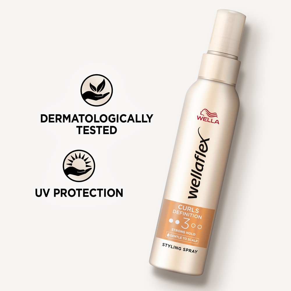 Wella Wellaflex Curls Definition Spray-Gel Lockenpflege für lockiges ...