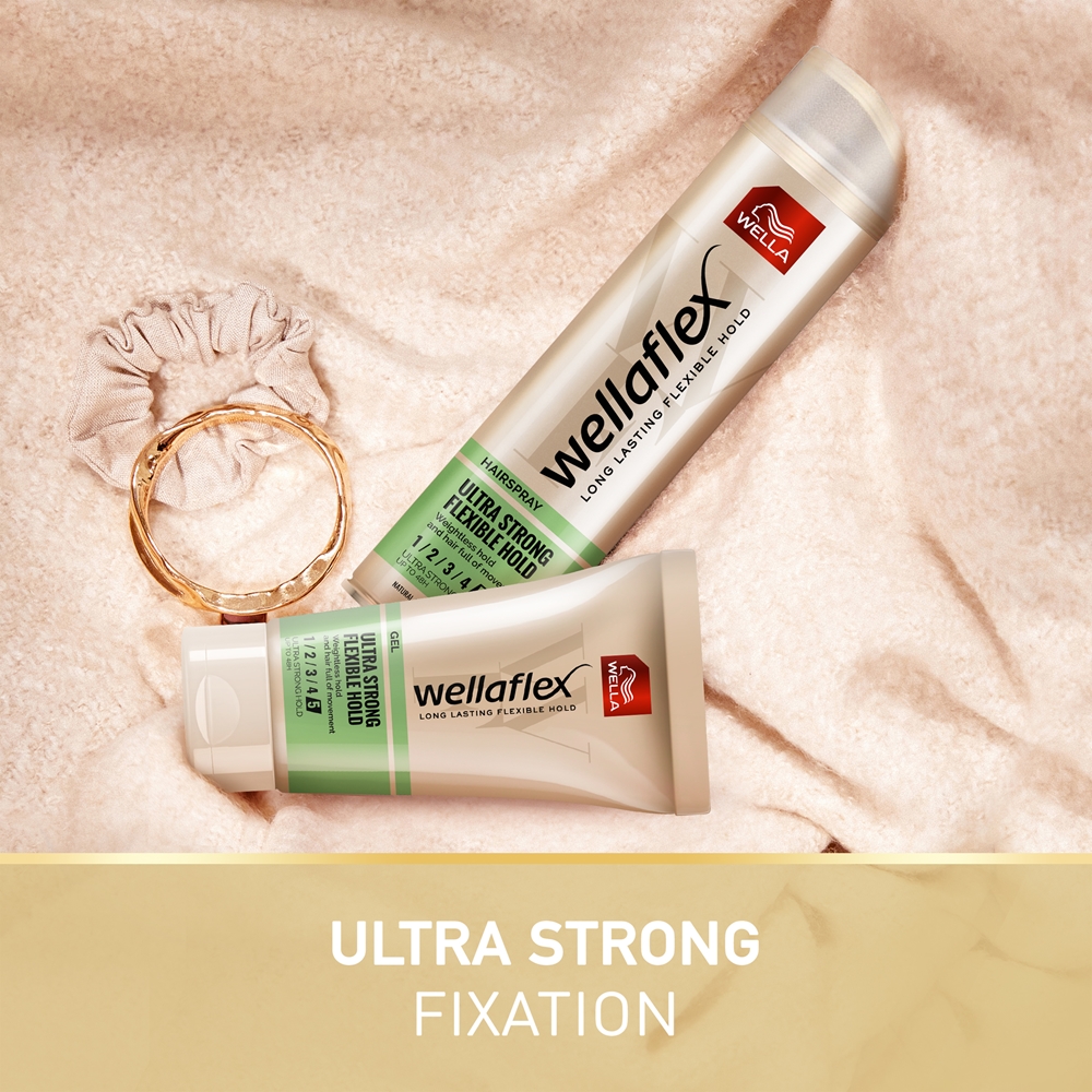 Wella Wellaflex Flexible Ultra Strong gél na vlasy s extra silnou ...