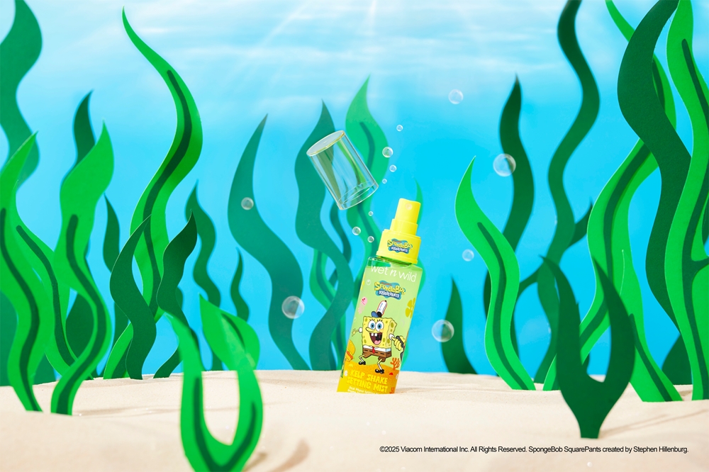 Wet n Wild SpongeBob SquarePants Kelp Shake Setting Mist purškiamasis ...