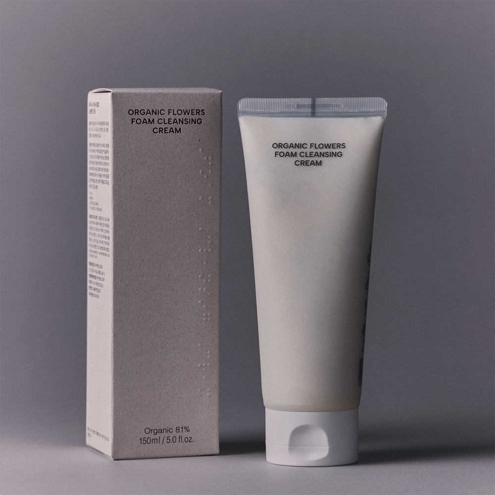WHAMISA Organic Flowers Foam Cleansing Cream Cleansing Foaming Cream ...