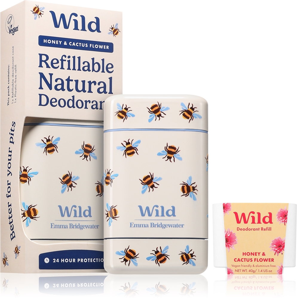 Wild Honey & Cactus Flower Bee Case déodorant solide avec étui | notino.be