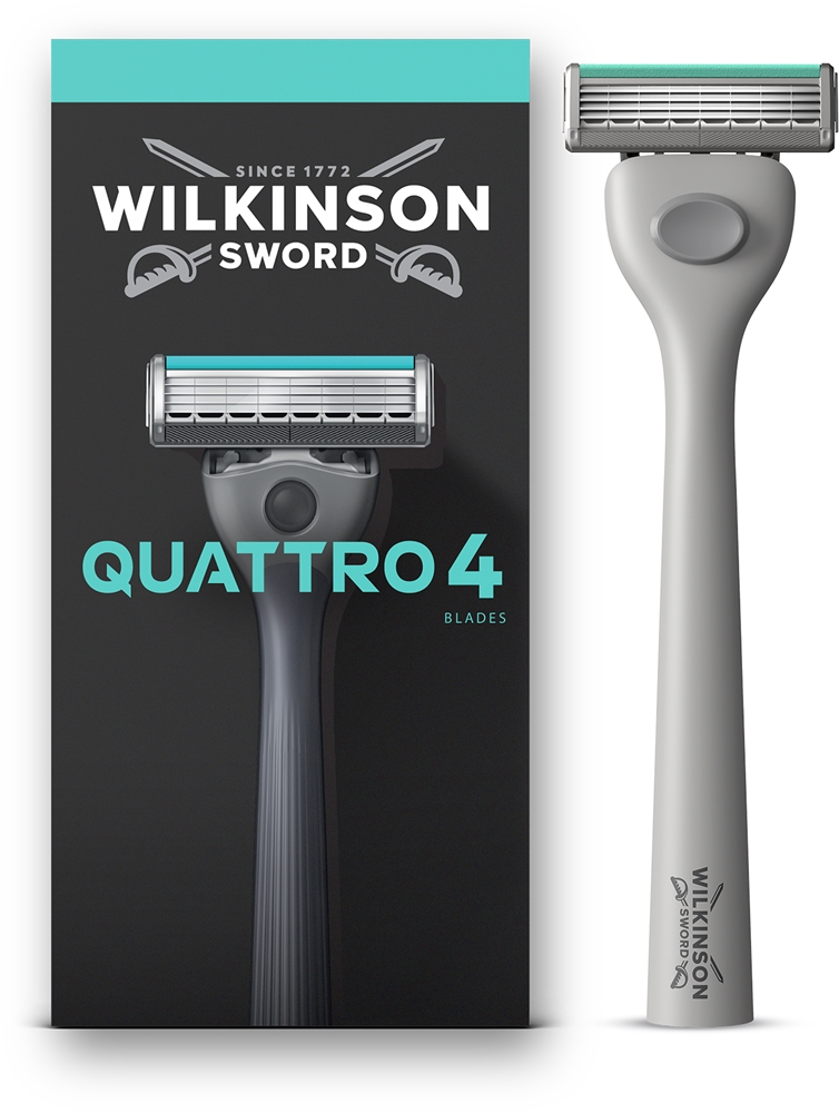 Wilkinson Sword Quattro Men's Razor Scheerapparaat voor Mannen | notino.nl