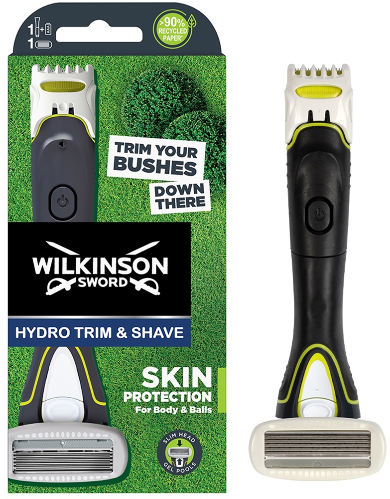 Wilkinson Sword Hydro Trim and Shave Skin Protection For Body and Balls ...