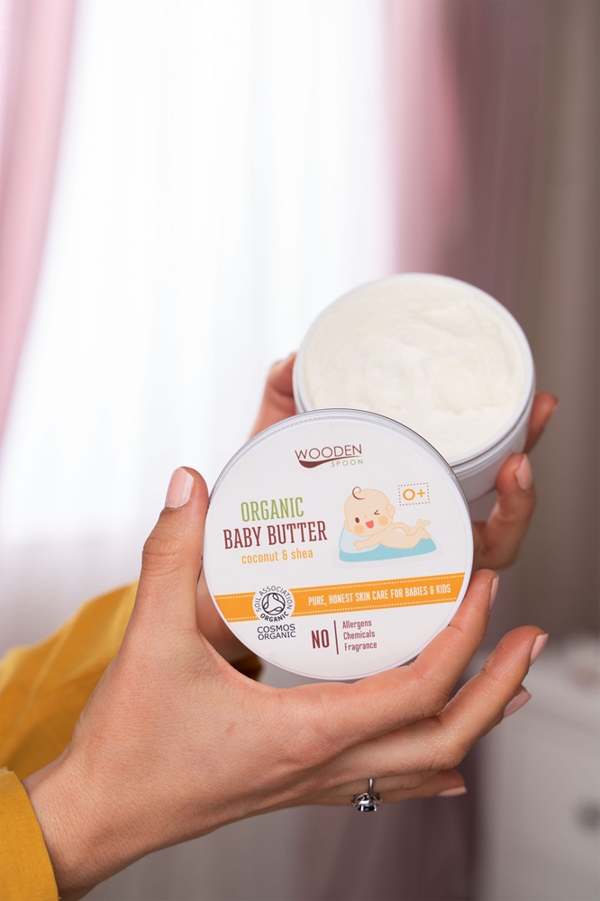 WoodenSpoon Organic Coconut & Shea Body Butter for children from birth ...