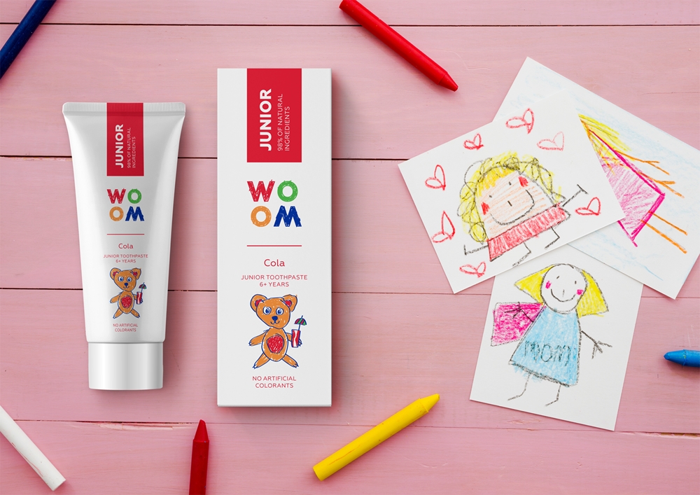 WOOM Junior Cola toothpaste for children | notino.co.uk