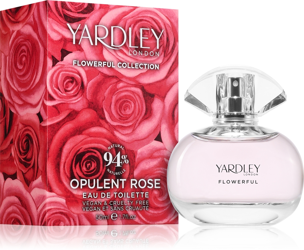 Yardley Flowerful Opulent Rose Eau de Toilette for women | notino.ie