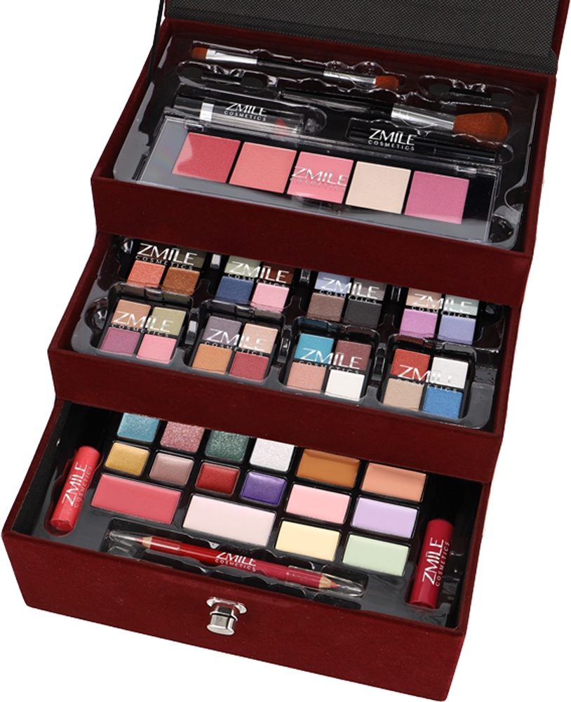 ZMILE COSMETICS Beauty Case Velvety Makeup Case Dark Berry | notino.ie