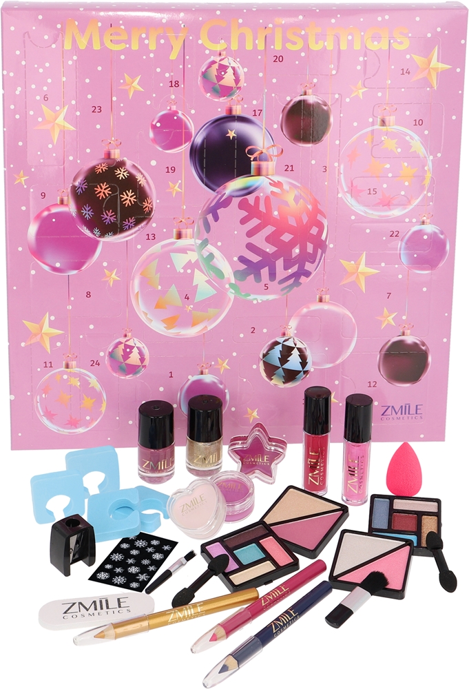 ZMILE COSMETICS Advent Calendar 3D Christmas Balls adventný kalendár ...
