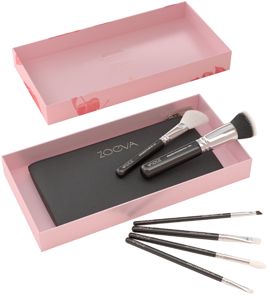ZOEVA The Essential Brush Set brush set with pouch | notino.co.uk
