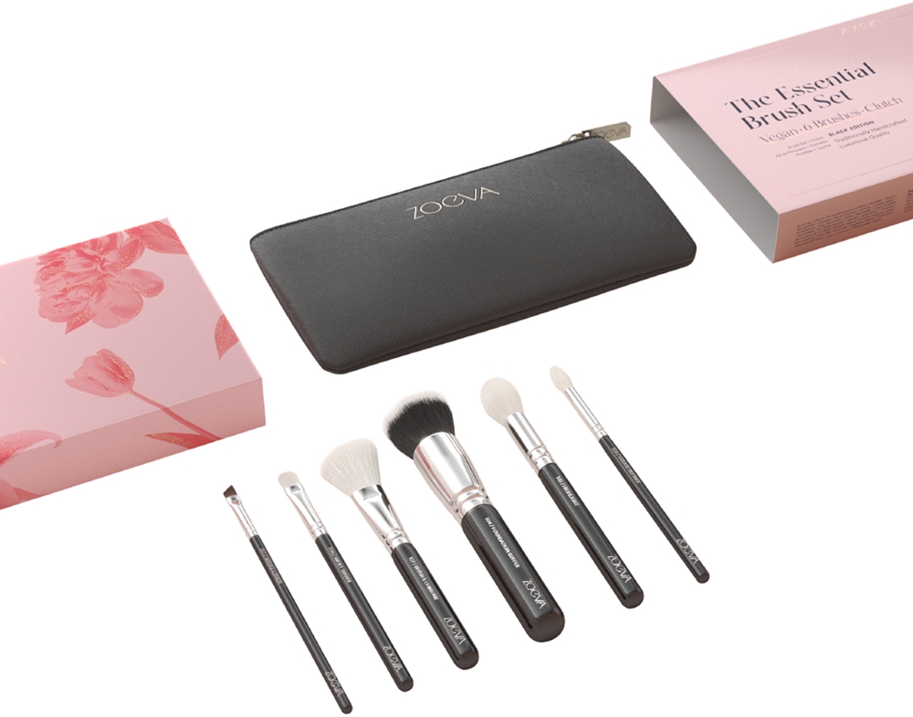 ZOEVA The Essential Brush Set brush set with a pouch | notino.co.uk