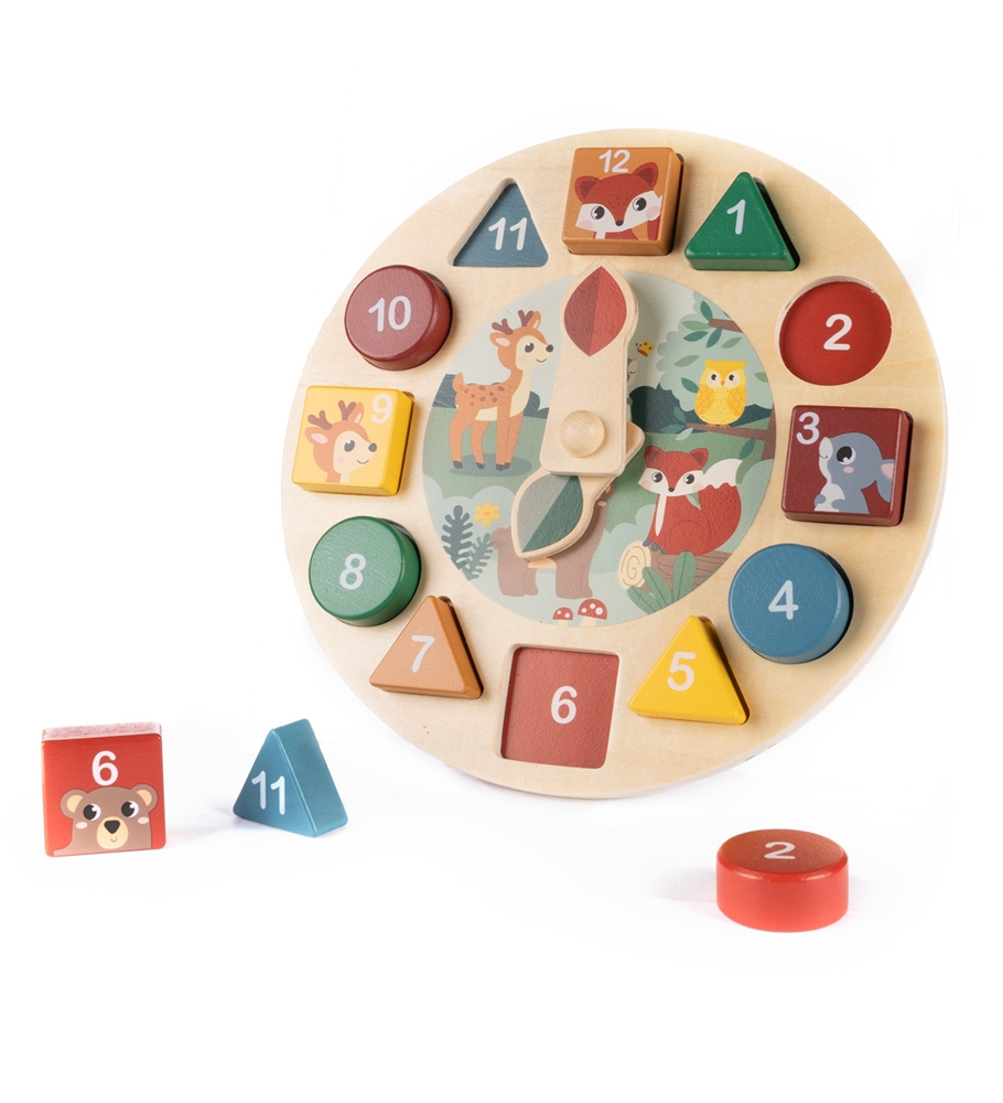 Zopa Wooden Clock aktivity hračka z dreva | notino.sk