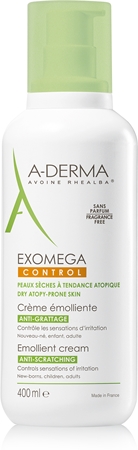 A-Derma Exomega creme corporal suavizador para pele sensível e atópica ...