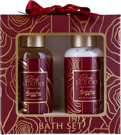 Accentra Body Luxury Winter Rose & Amber gift set (for the bath ...