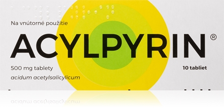 Acylpyrin Acylpyrin 500 mg tablety pri chrípke a prechladnutí | notino.sk