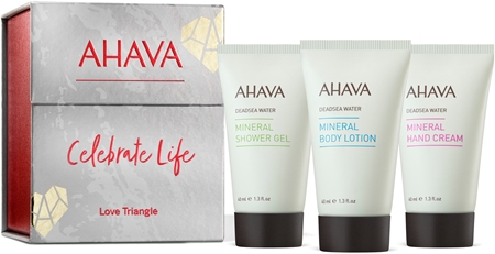 AHAVA Celebrate Life Love Triangle gift set (for hands and body ...