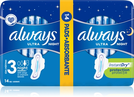 Always Ultra Night sanitary towels | notino.co.uk