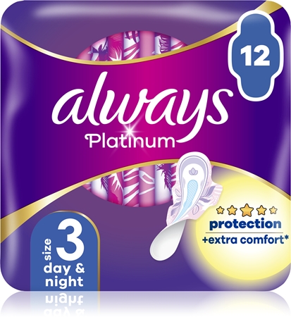 Always Platinum Night Size 3 sanitary towels night | notino.co.uk