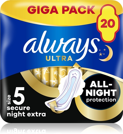 Always Ultra Secure Night Extra sanitary towels | notino.co.uk