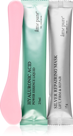 âme pure Jelly Glow Rubber Mask™ Silver peel-off gel mask for mature ...